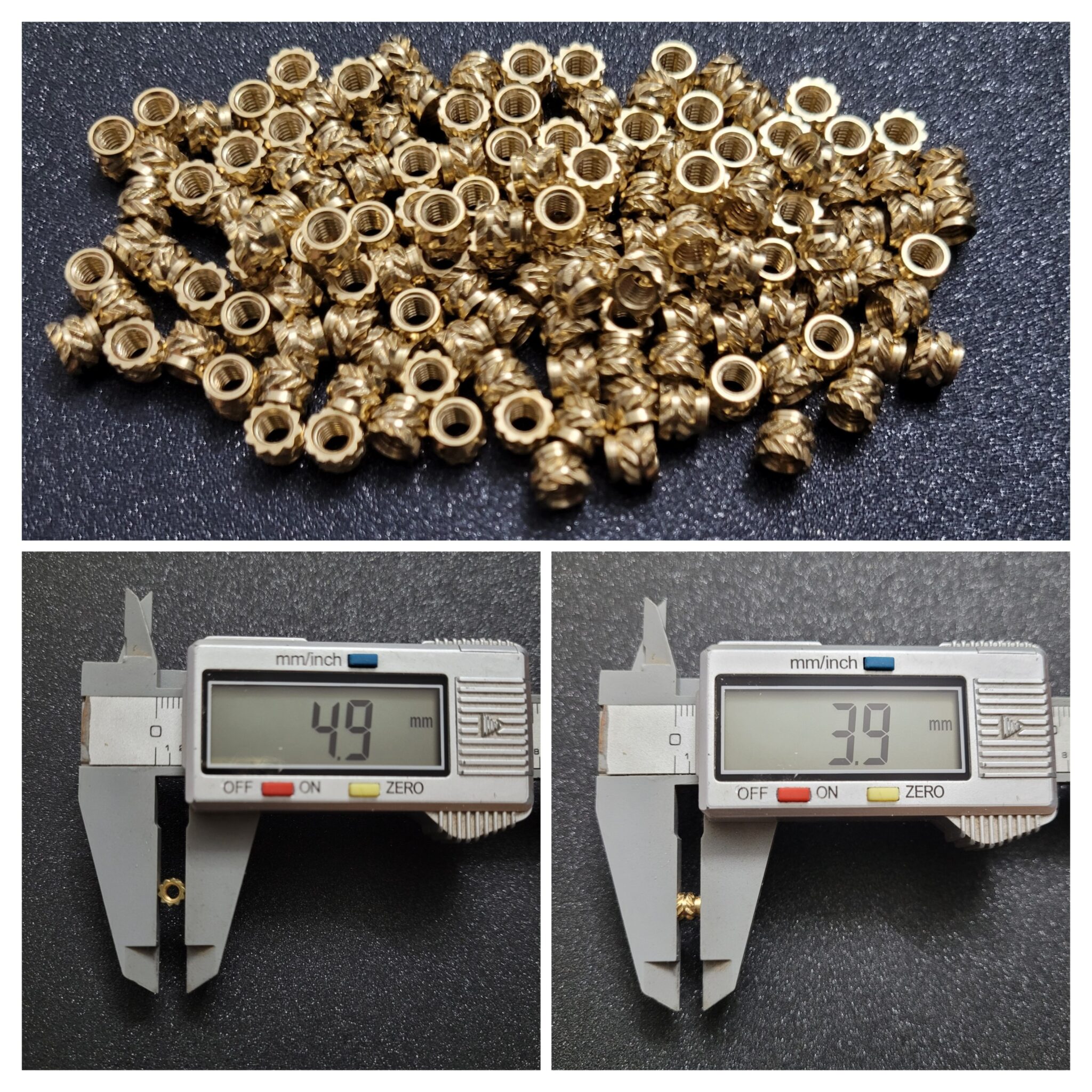 M3 Brass Heat Set Insert - DConqueror3D