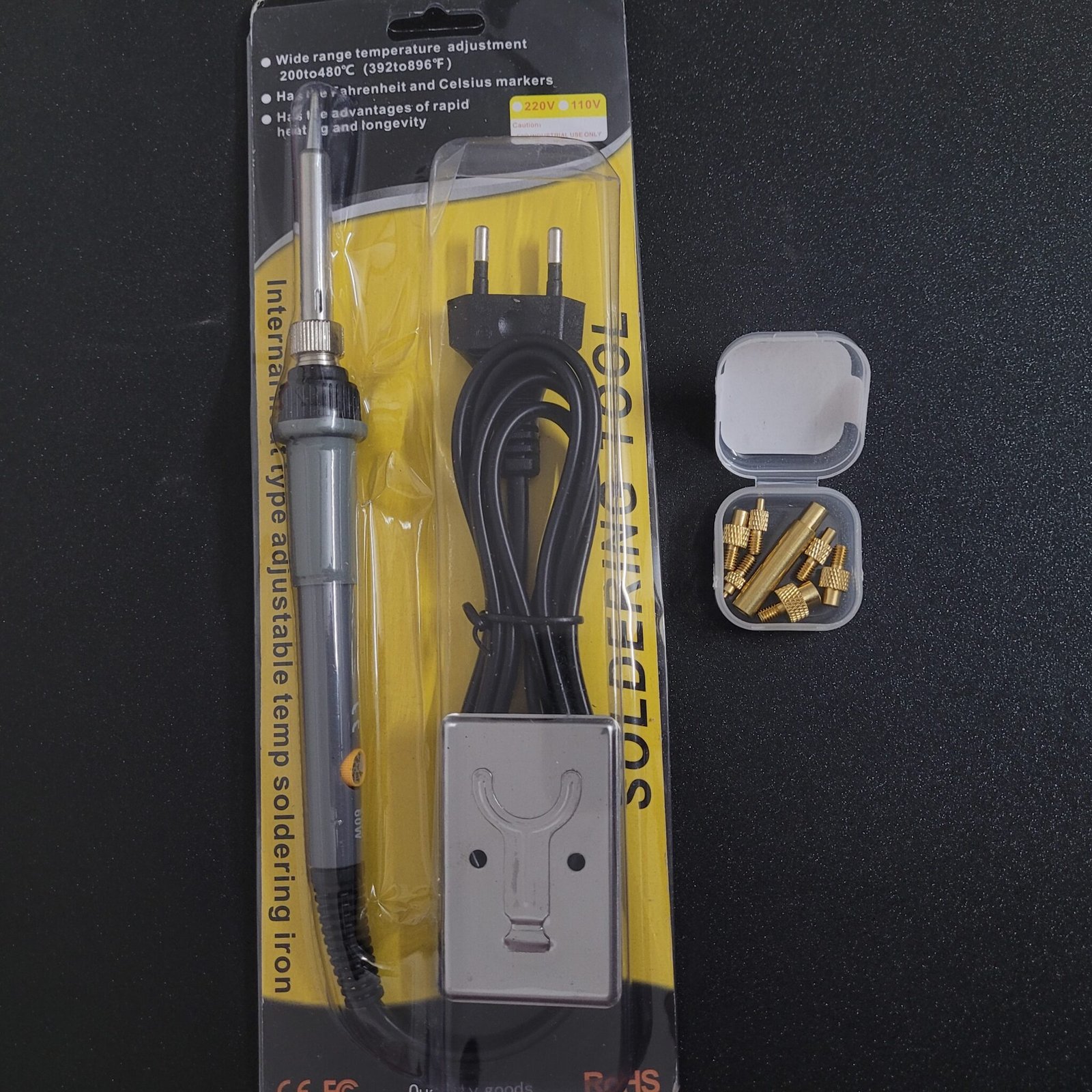 Soldering Iron + Tips For Threaded Inserts - DConqueror3D