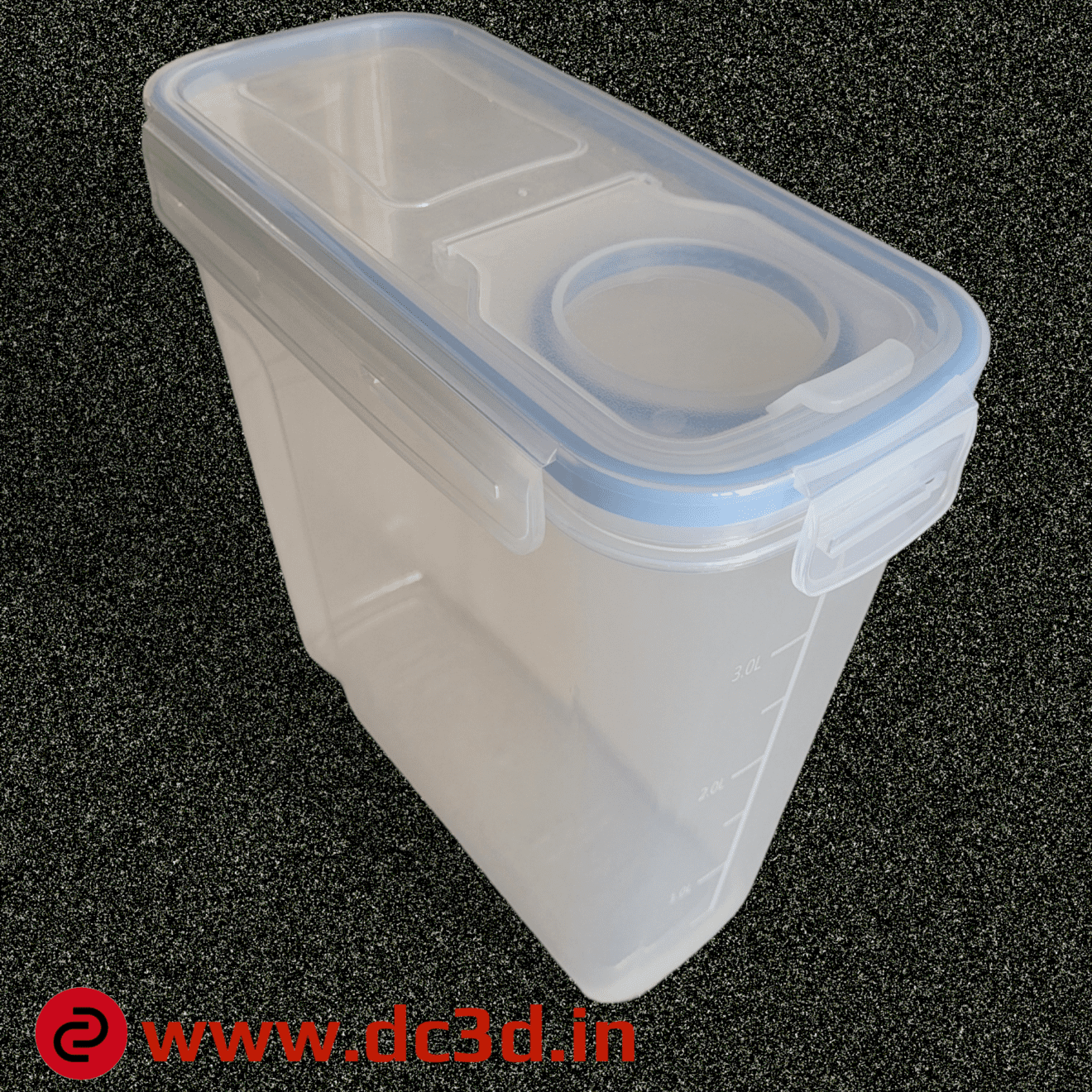 Airtight Filament Storage Container - DConqueror3D