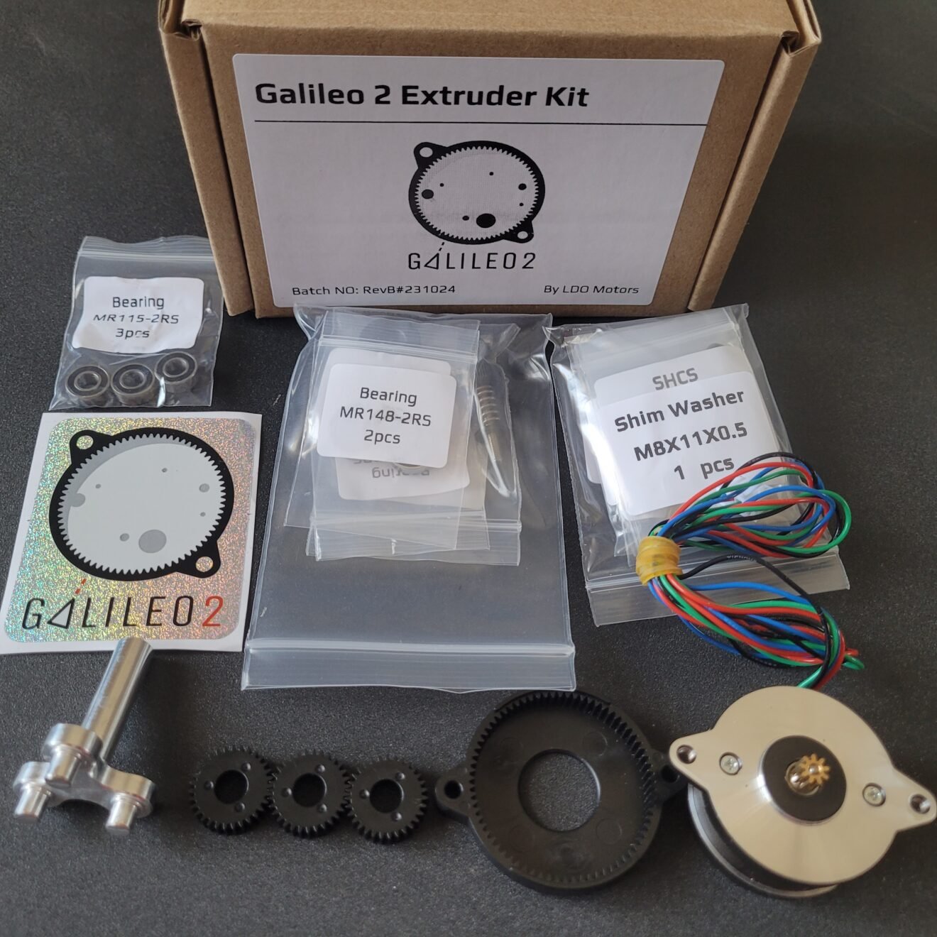 Galileo 2 G2E Extruder Kit by LDO - DConqueror3D