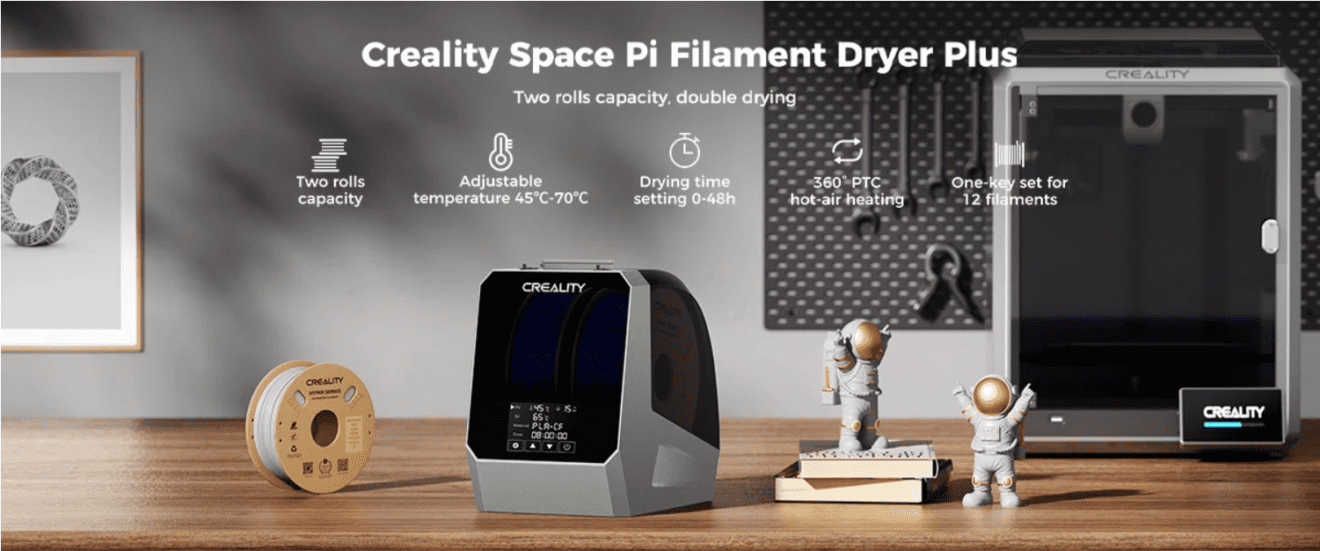 Creality Space Pi Filament Dryer Plus - DConqueror3D
